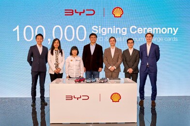 BYD and Shell Partner on Charging for 100,000 Electric Vehicle ...